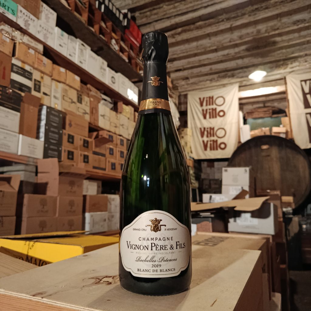 Champagne Vignon Blanc de Blancs - Grand Cru - Potences Rochelles 2019 ...